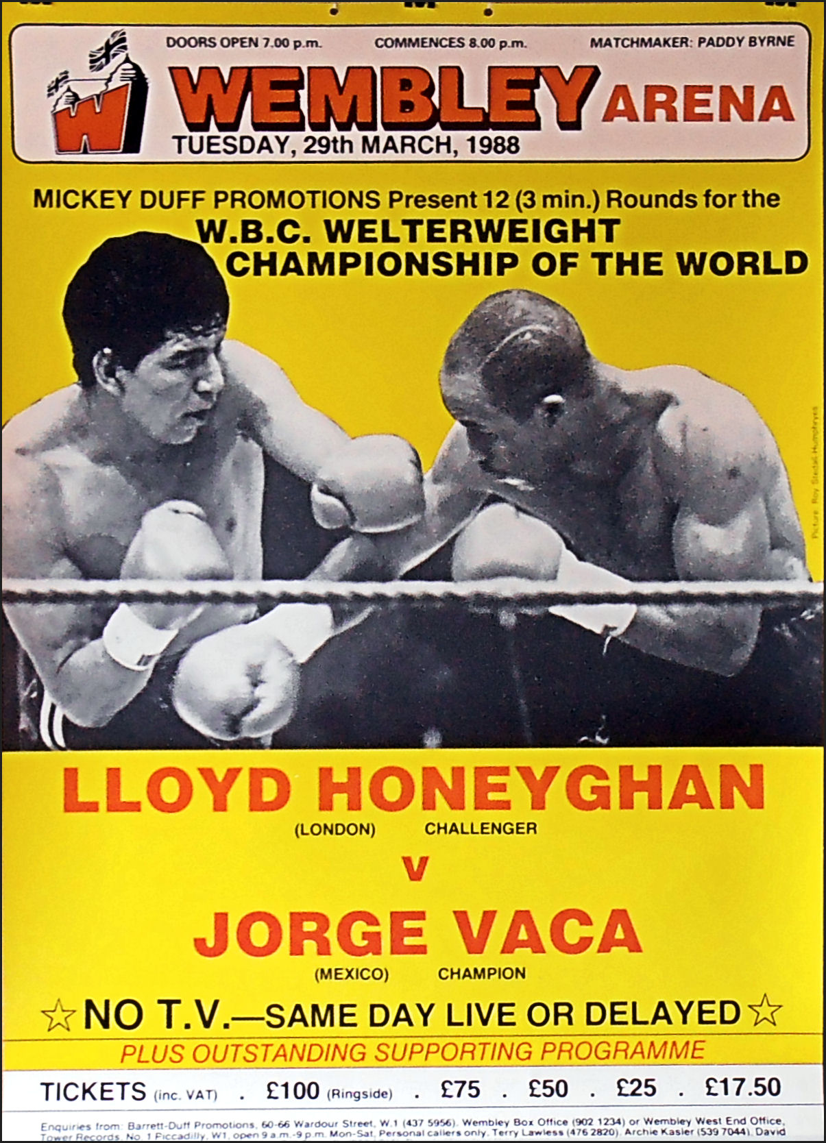 LLOYD HONEYGHAN vs JORGE VACA (2) Site