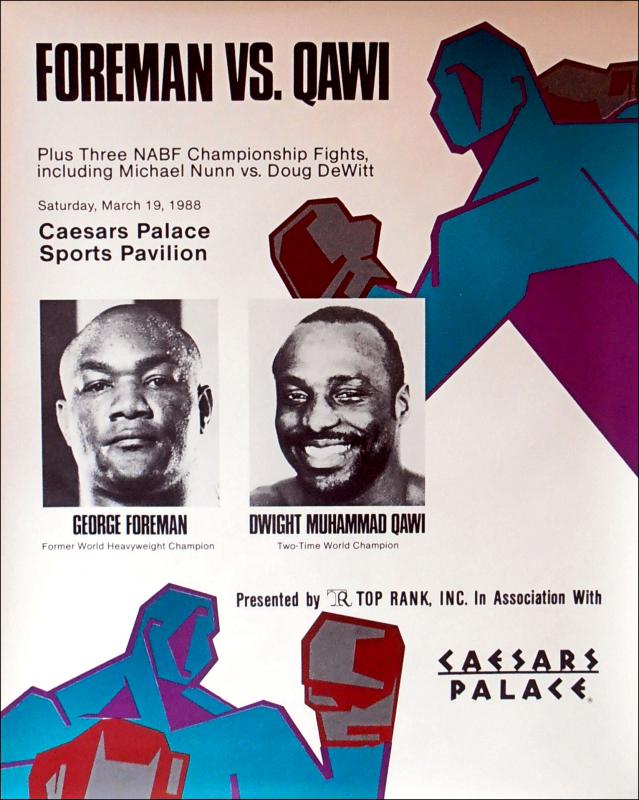 GEORGE FOREMAN vs. DWIGHT MUHAMMAD QAWI (Site)