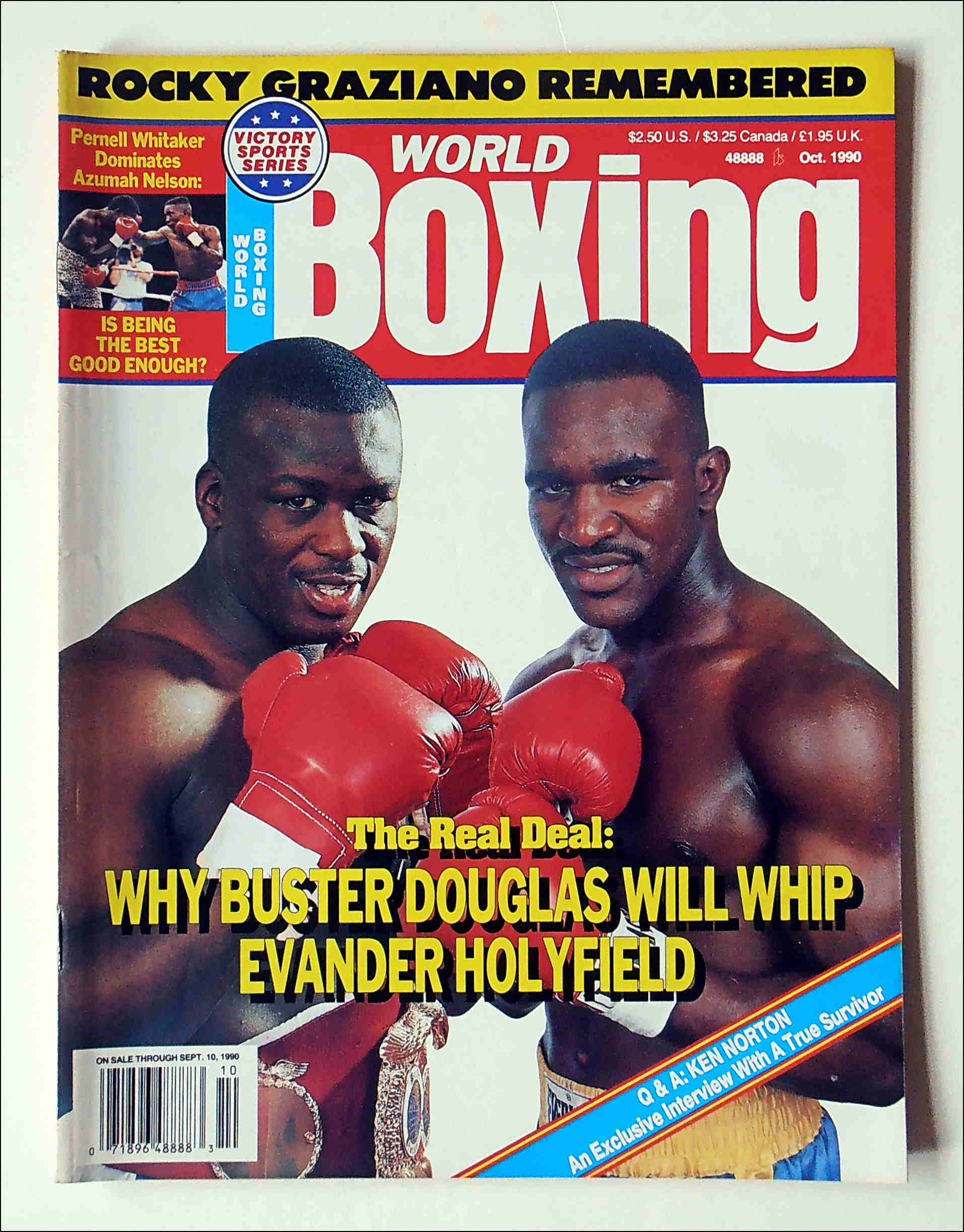 WORLD BOXING Magazine; OCTOBER 1990