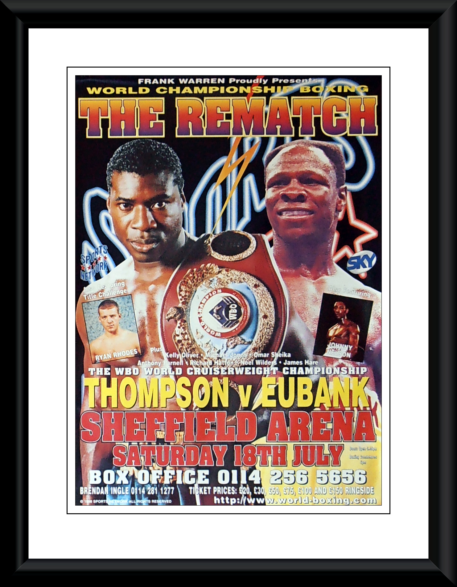 CARL THOMPSON vs. CHRIS EUBANK (2) Site*