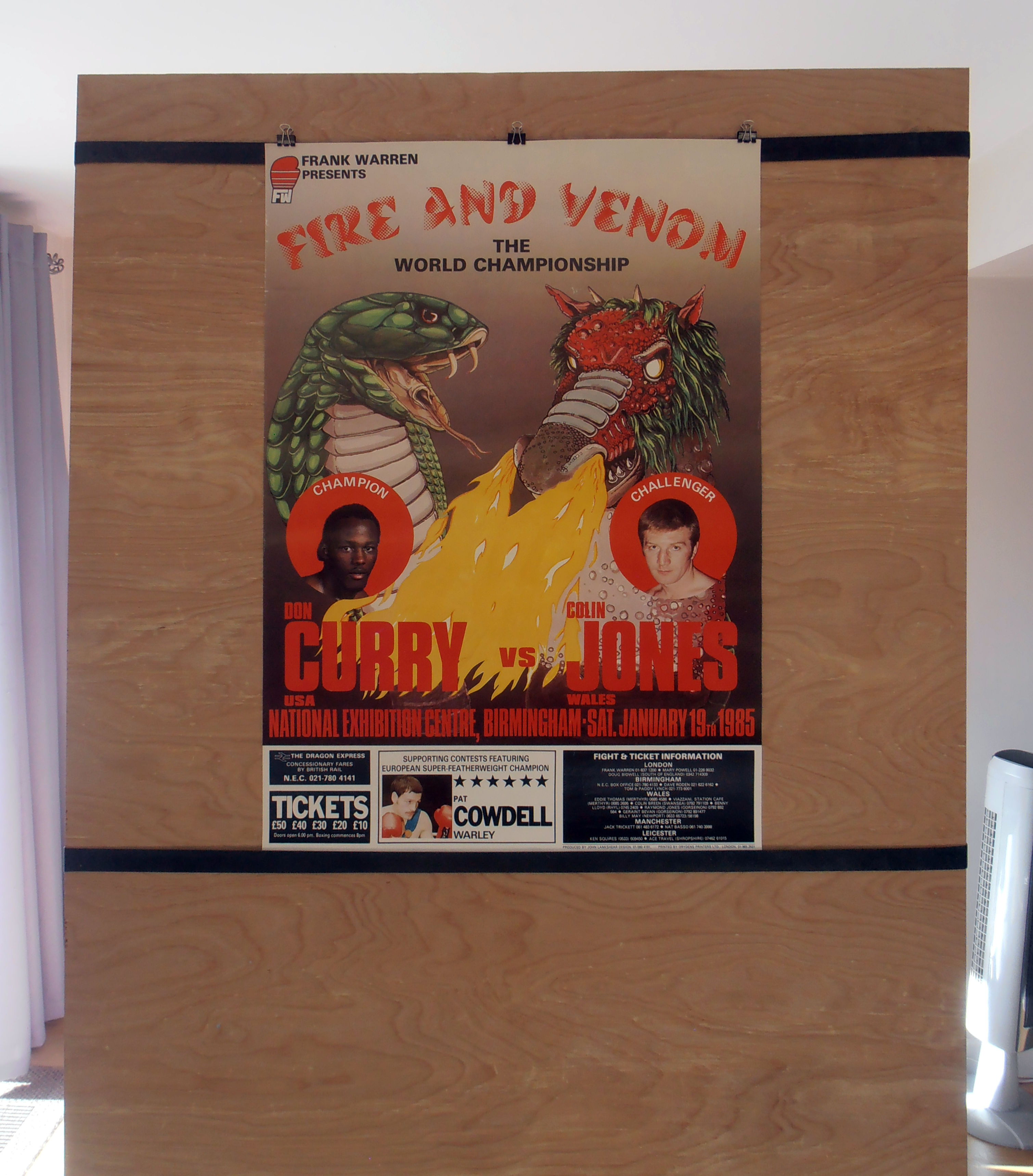 DON CURRY vs. COLIN JONES (Site*)