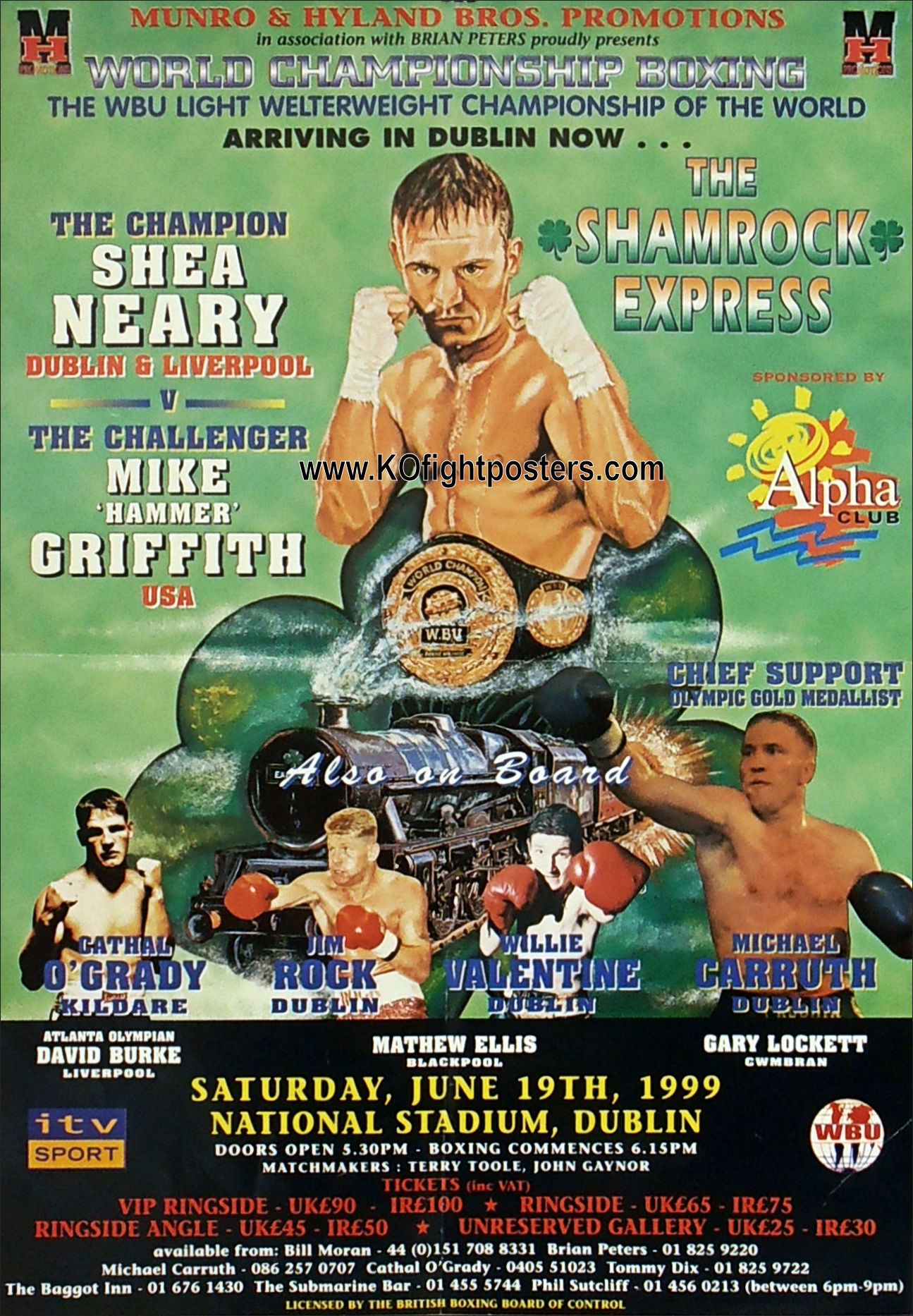 SHEA NEARY vs. MIKE GRIFFITH (Site)