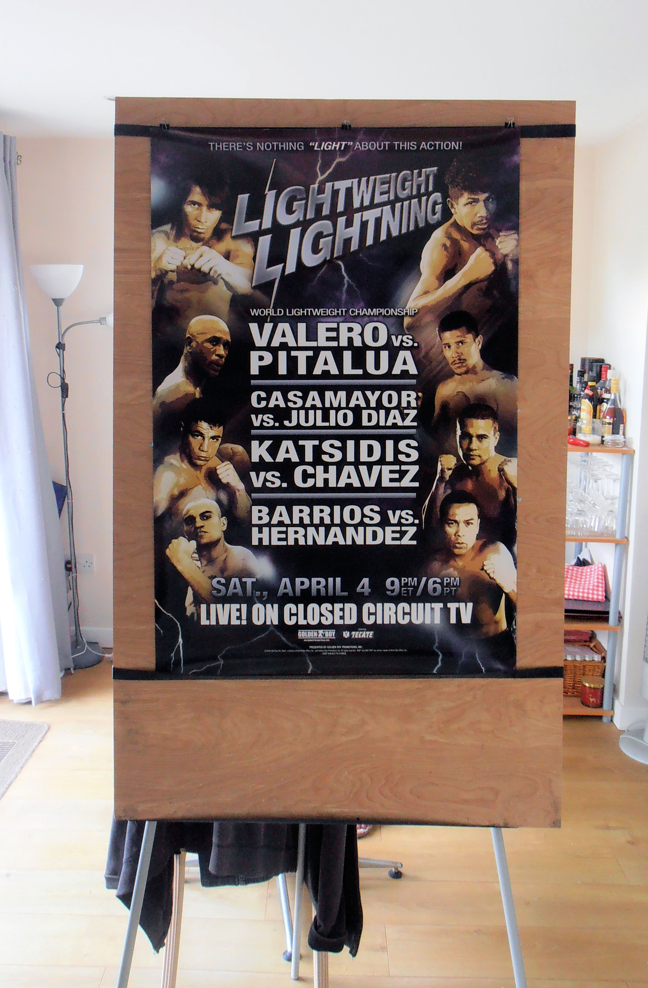 EDWIN VALERO vs. ANTONIO PITALUA (Closed Circuit)