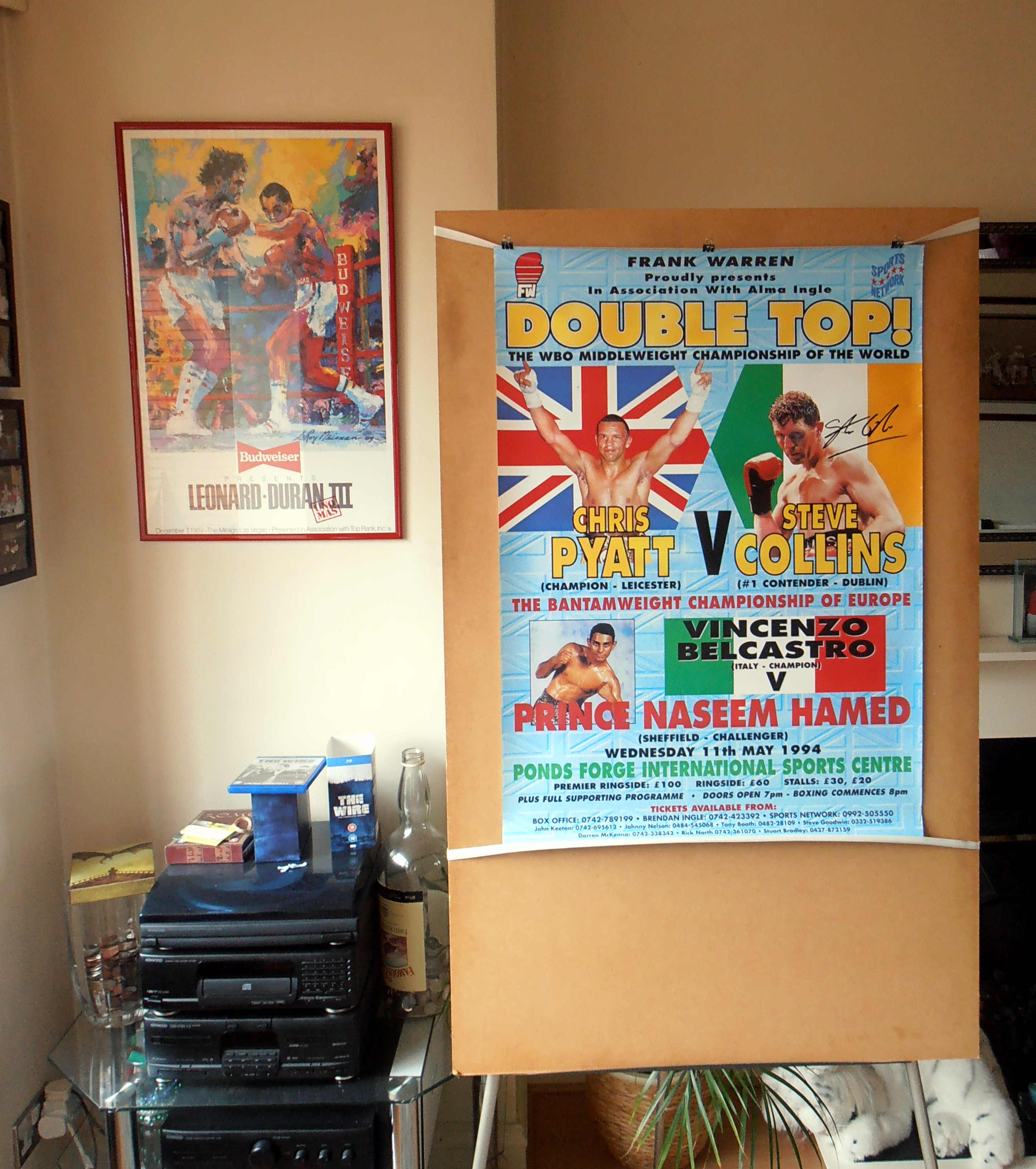 STEVE COLLINS vs. CHRIS PYATT (Site*) Signed*