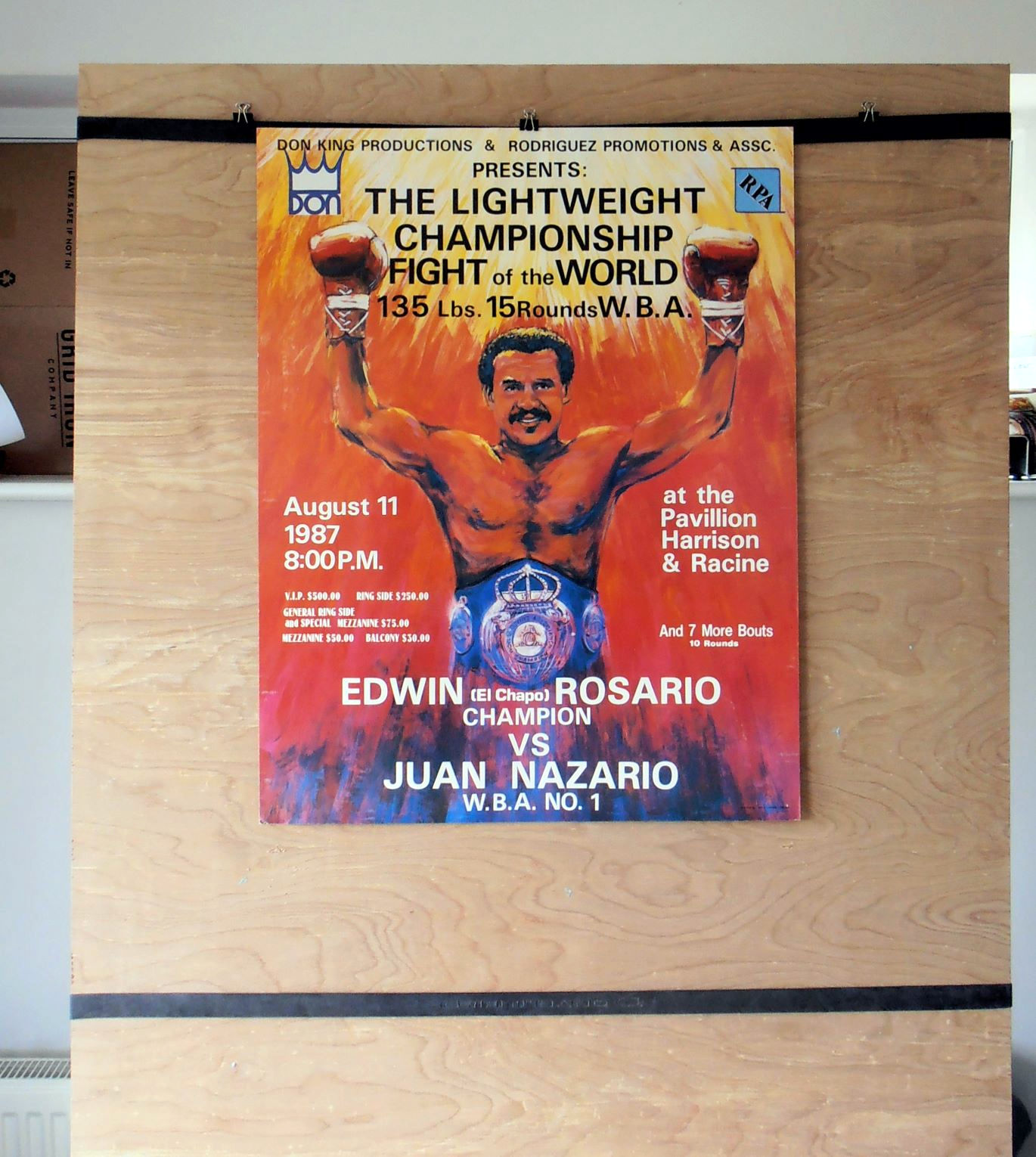 EDWIN ROSARIO vs. JUAN NAZARIO (Site*)