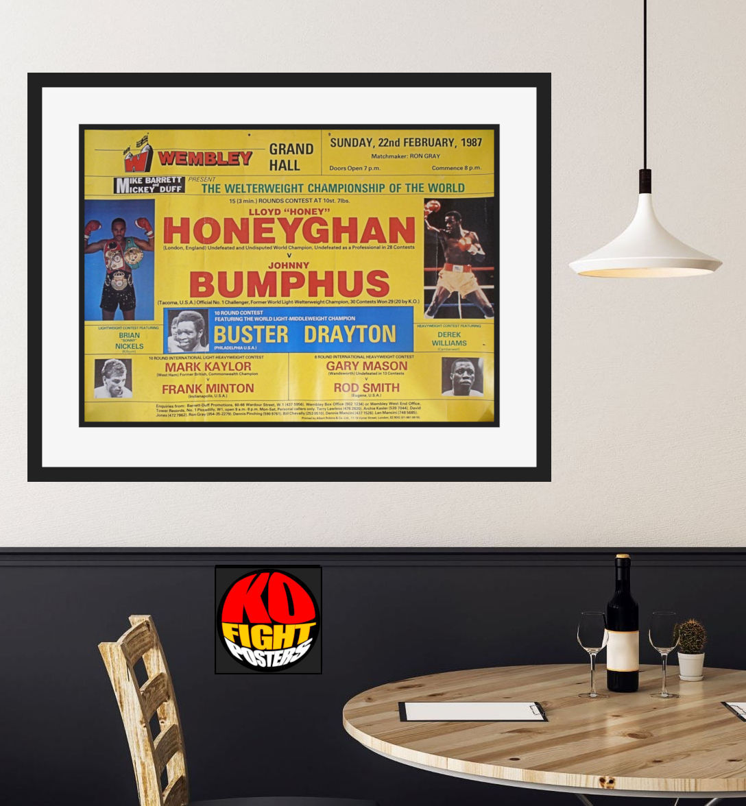 LLOYD HONEYGHAN vs. JOHNNY BUMPHUS (Site*