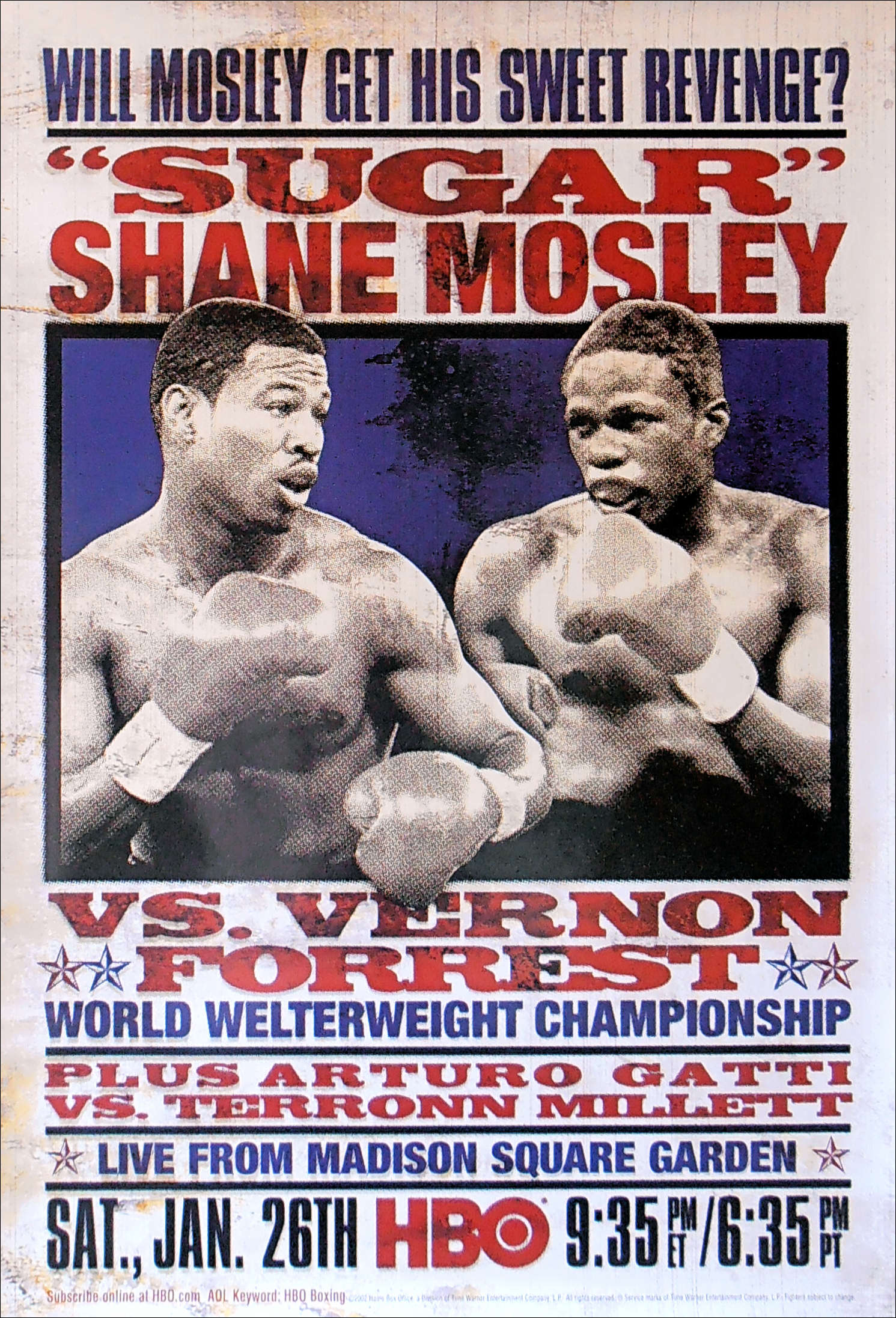 SUGAR SHANE MOSLEY vs. VERNON FORREST (1) HBO