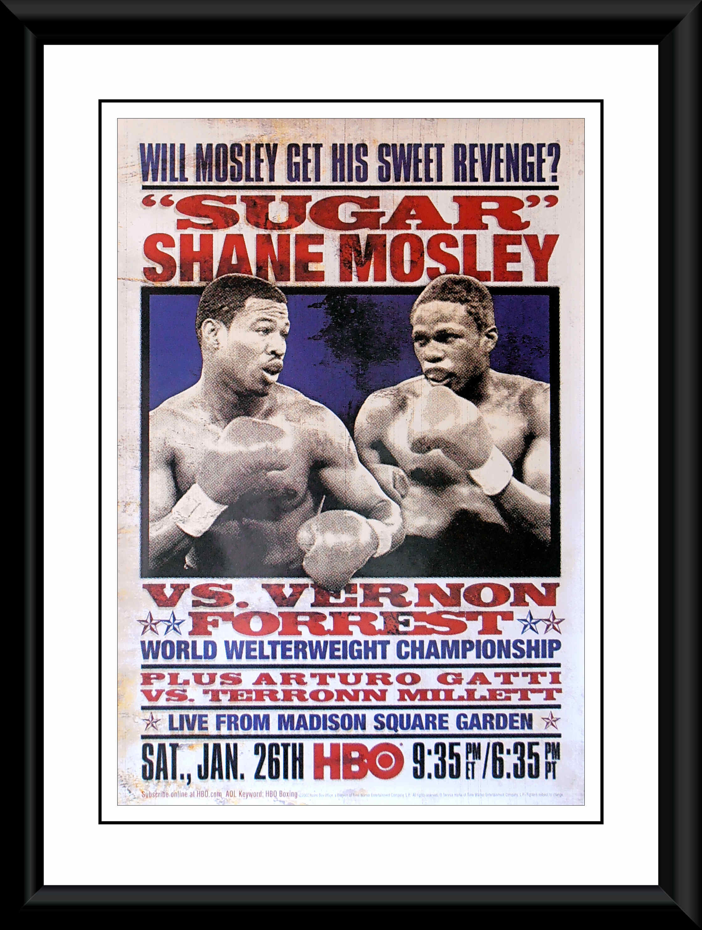 SUGAR SHANE MOSLEY vs. VERNON FORREST (1) HBO