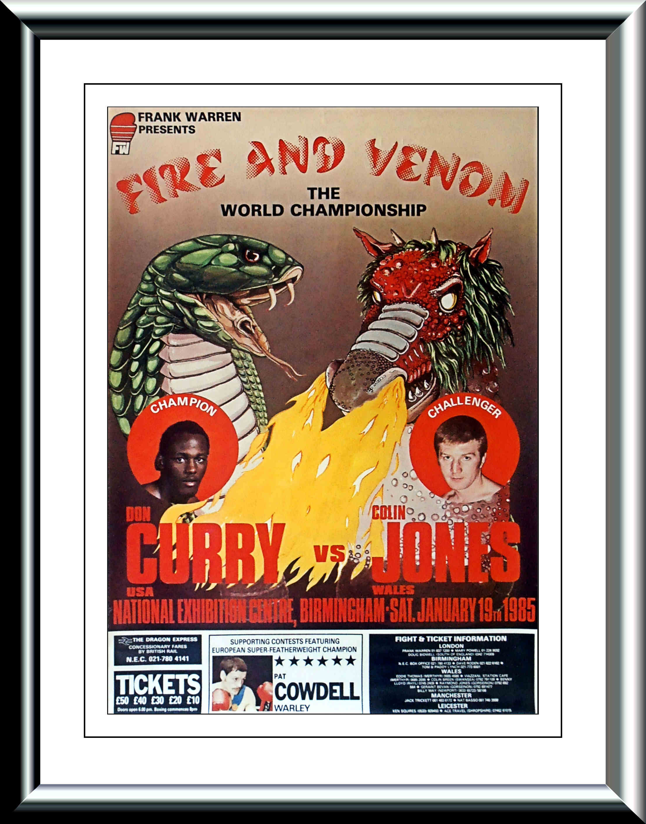 DONALD CURRY vs. COLIN JONES (Site)