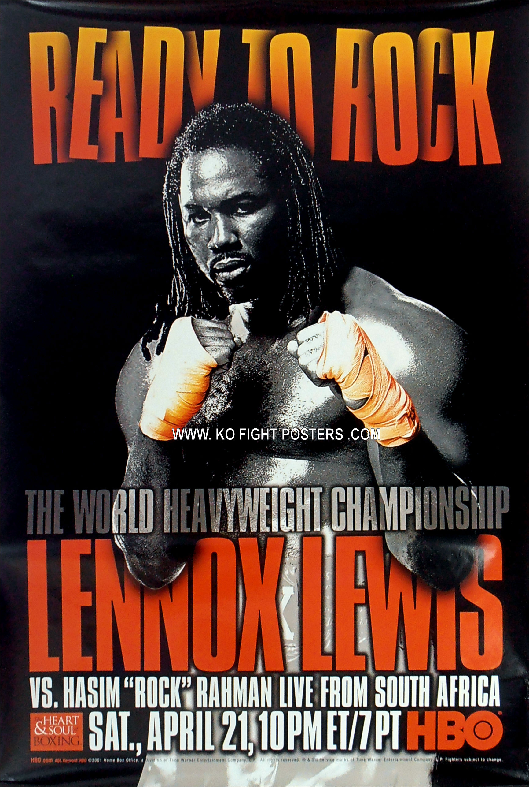 LENNOX LEWIS vs. HASIM RAHMAN (1) HBO