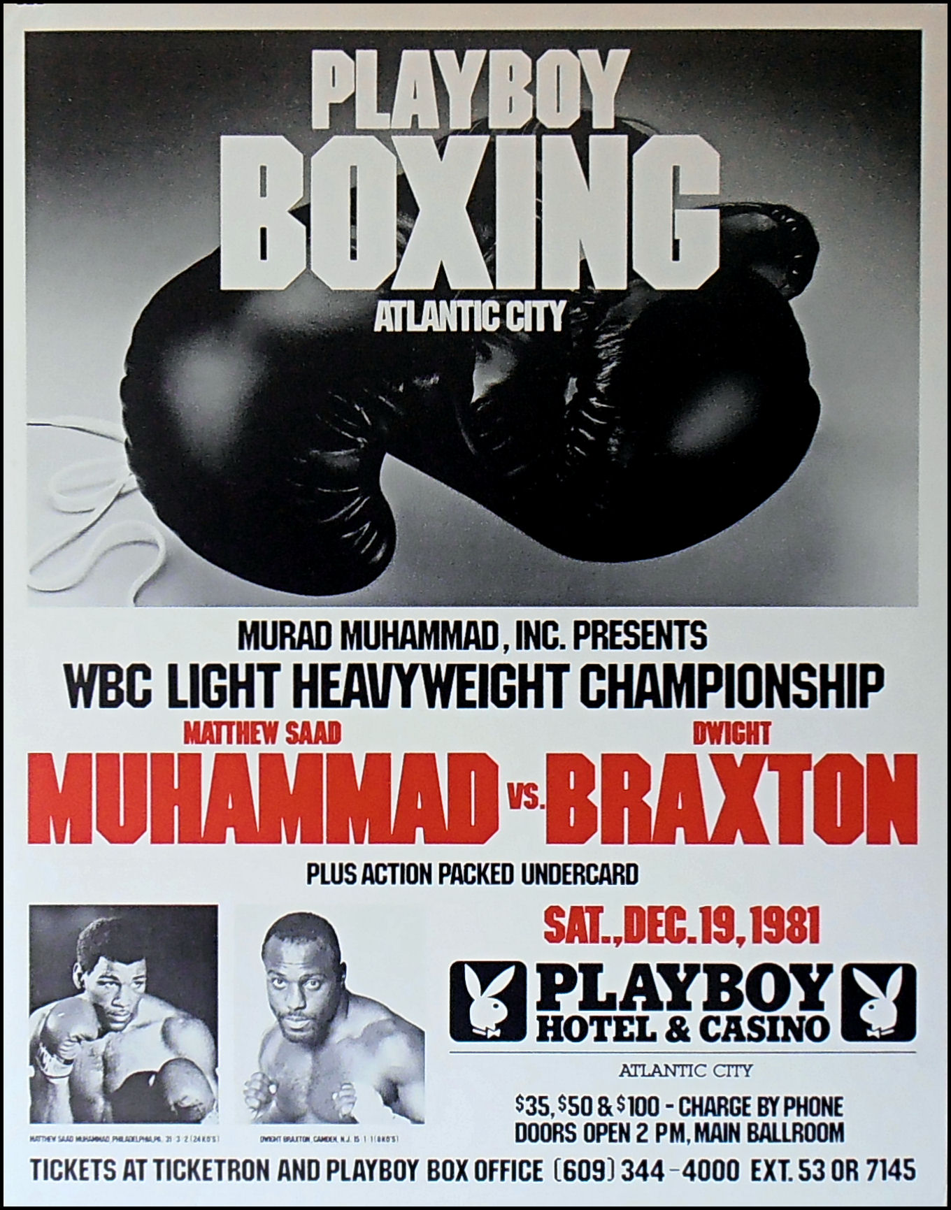 MATTHEW SAAD MUHAMMAD vs. DWIGHT BRAXTON