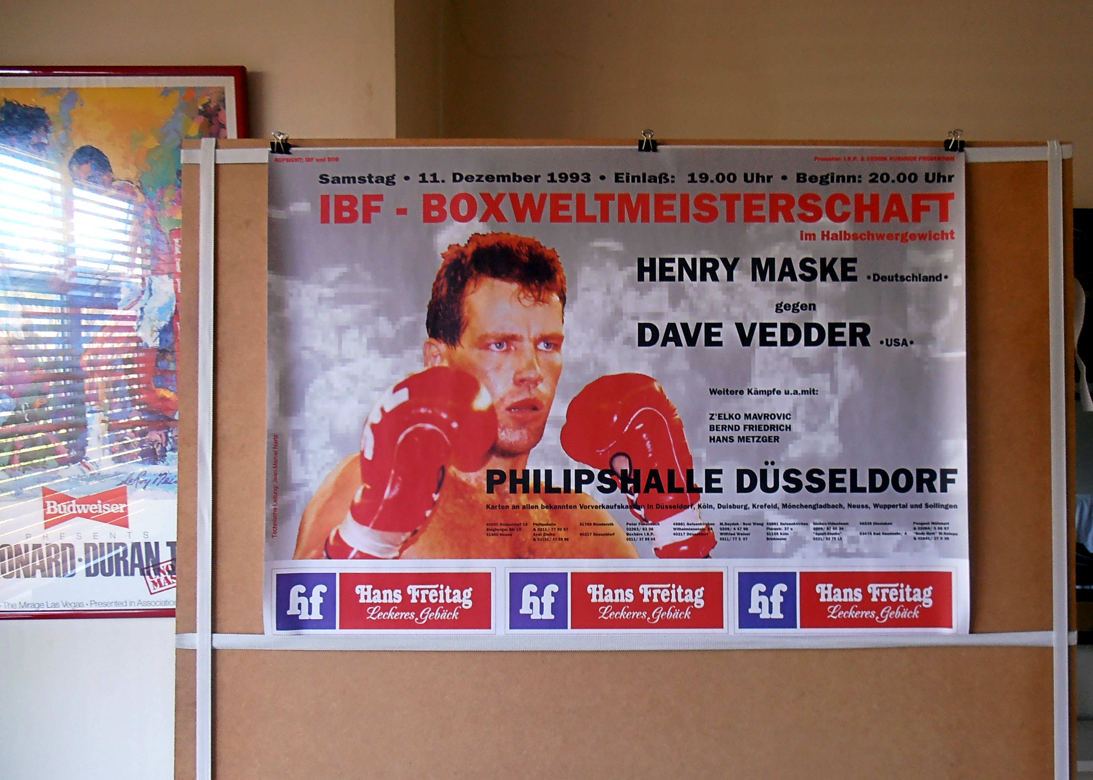 HENRY MASKE vs. DAVID VEDDER (Onsite)